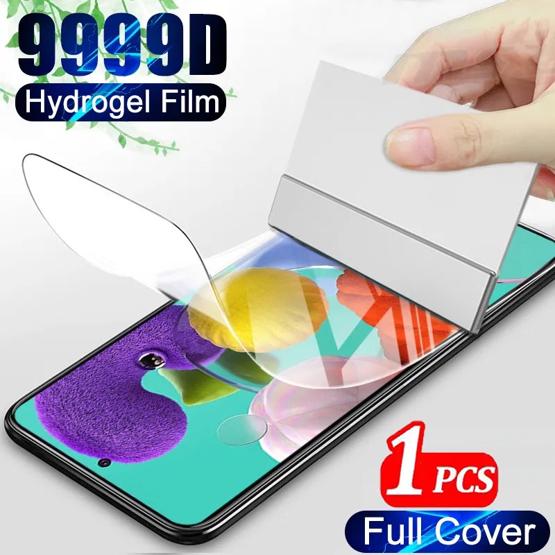 ฟิล์มไฮโดรเจลผิวโค้งเต็มรูปแบบใช้สำหรับ Samsung Galaxy A56 A36 A26 A16 A06 S24+ Ultra A55 A35 ...