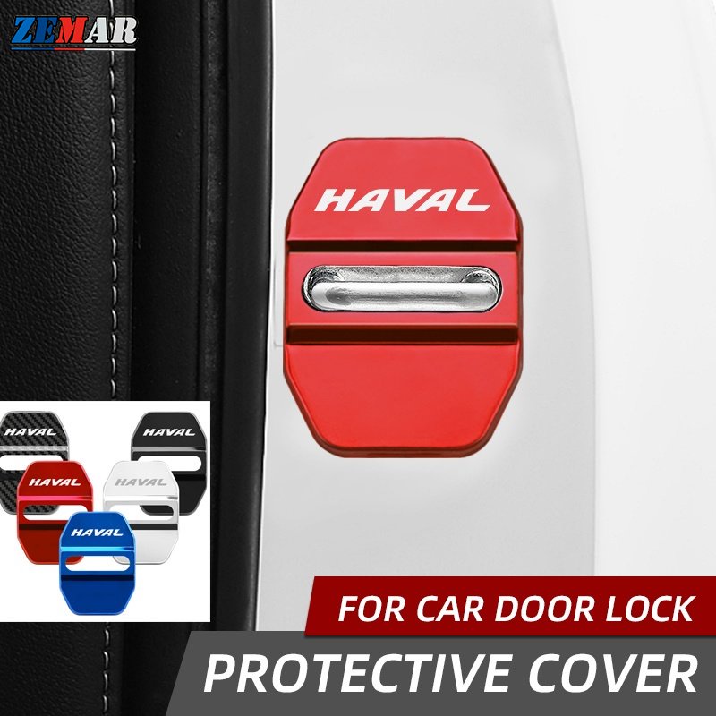 ฝาครอบล็อคประตูรถยนต์ สเตนเลส ป้องกันสนิม สําหรับ Haval H6 Jolin 2021 ...