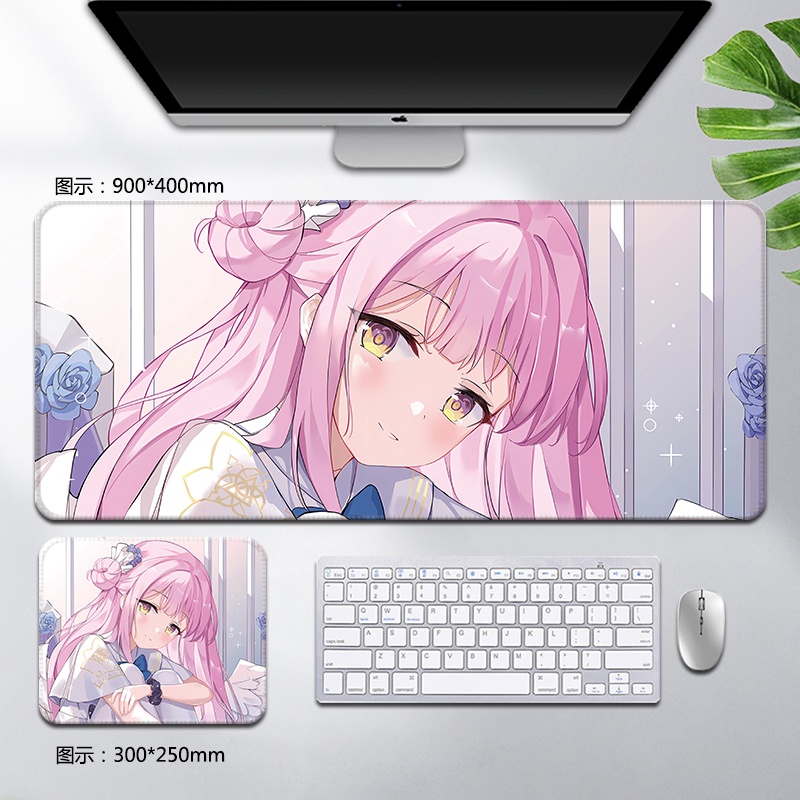 Misono Mika mouse pad Blue Archive Mika oversized Yayoi gaming desk pad ...