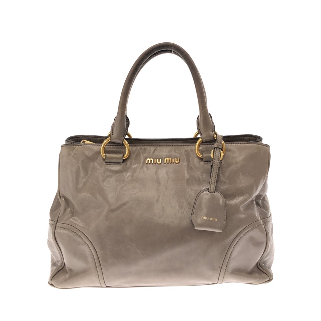 สินค้ามือสอง MIU MIU tote bag Brandear | Shopee Thailand