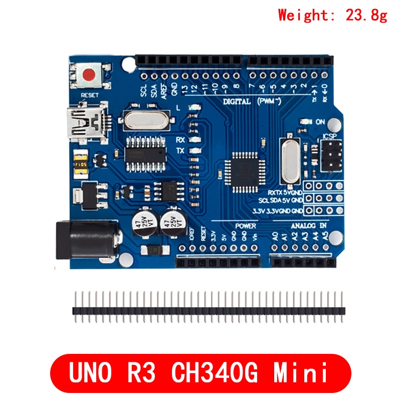 ชิป UNO R3 ATMEGA16U2 UNO R3 MEGA328P CH340G สําหรับ Arduino UNO R3 ...