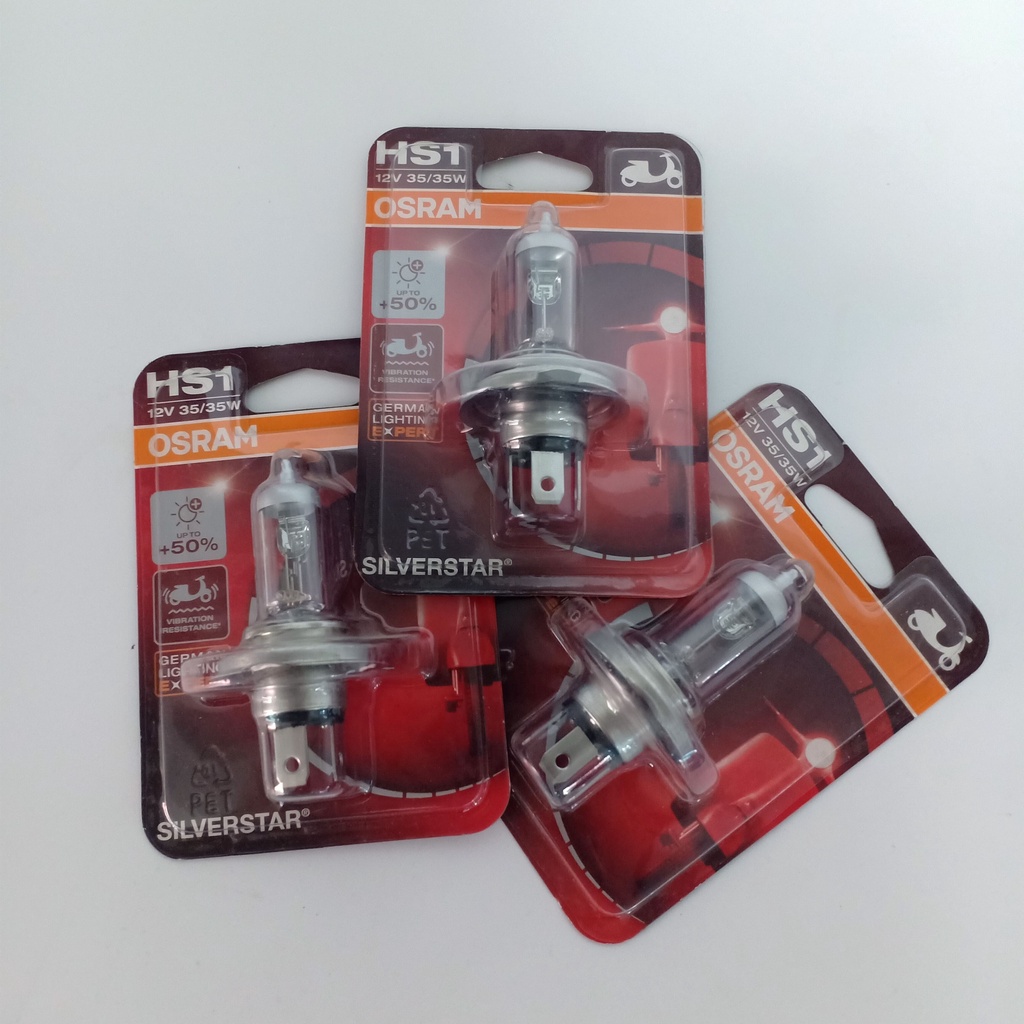 หลอดไฟหน้า OSRAM HS1 Silver Star (64185-SVS.01B) ออสแรม หลอดไฟ หลอดไฟ ...