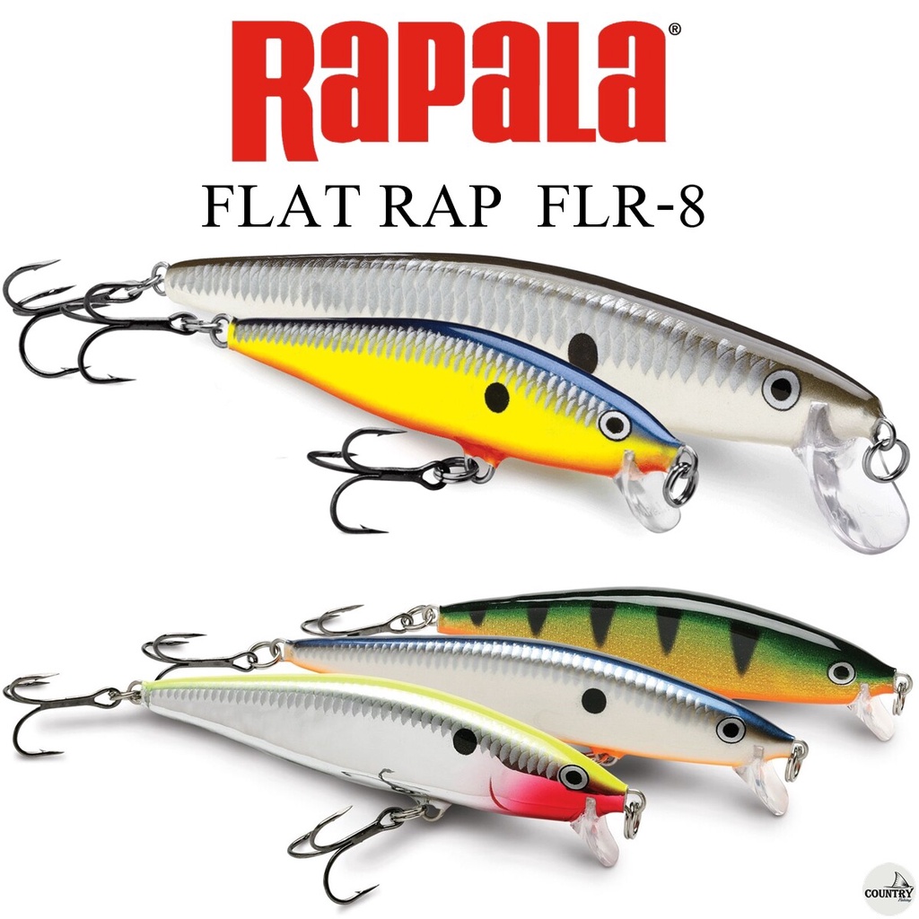 เหยื่อปลอม RAPALA FLAT RAP FLR-8 | Shopee Thailand
