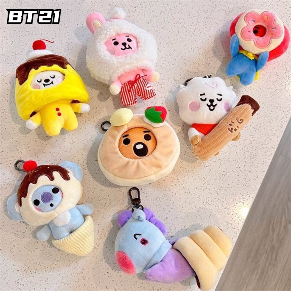 พวงกุญแจตุ๊กตา Kpop BTS BT21 Tata Cooky Chimmy Koya น่ารัก ถอดออกได้ | Shopee Thailand