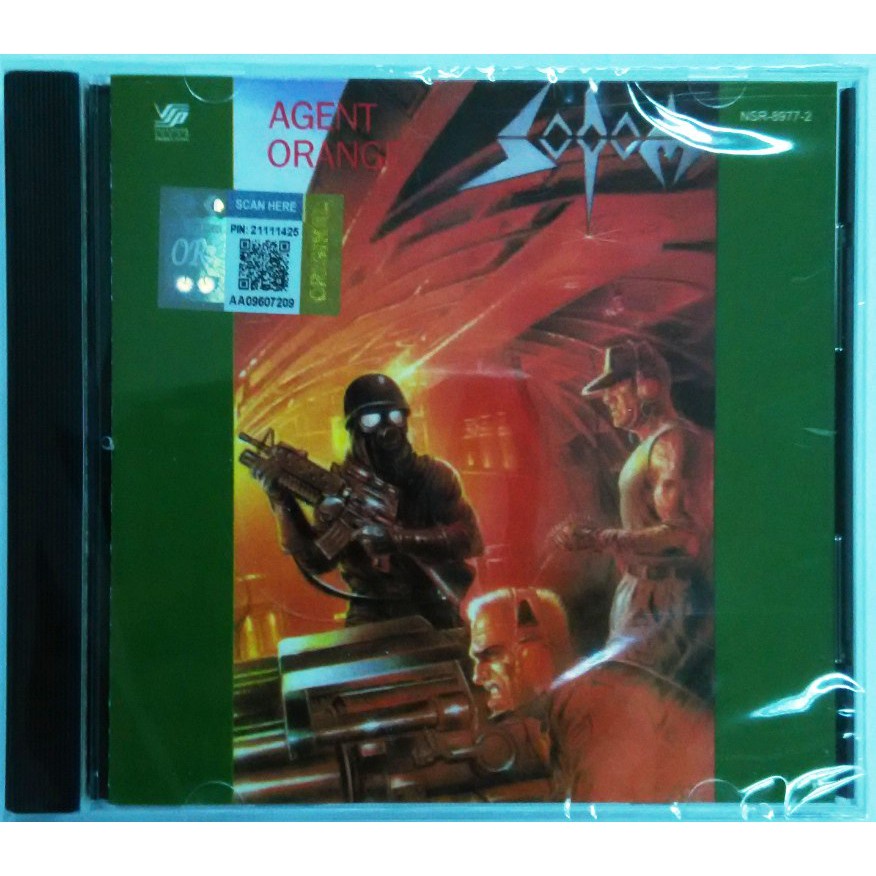 Sodom Agent Orange CD Reissued Album Thrash Metal Music ใหม่และปิดผนึก ...
