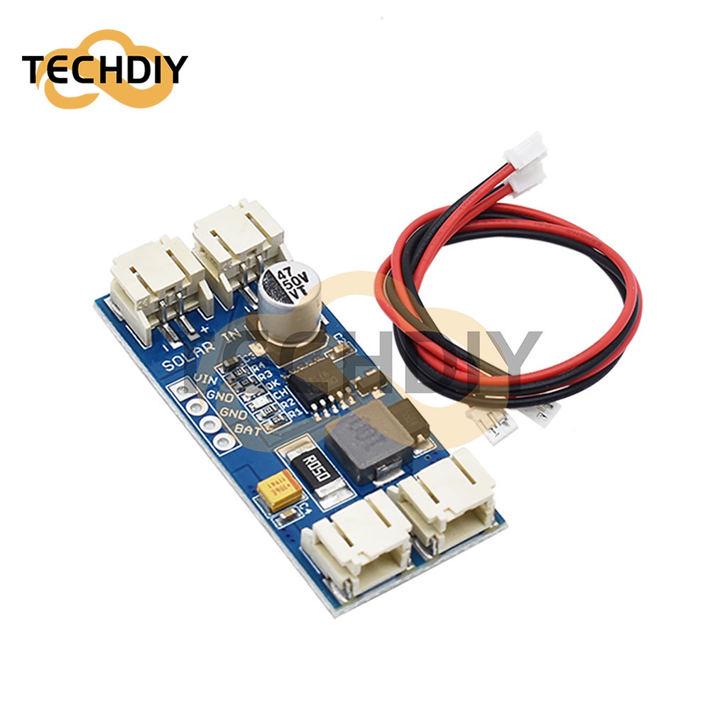 โมดูลควบคุมการชาร์จแบตเตอรี่ลิเธียม 1 เซลล์ 3.7V 4.2V CN3791 MPPT 5V 6V ...