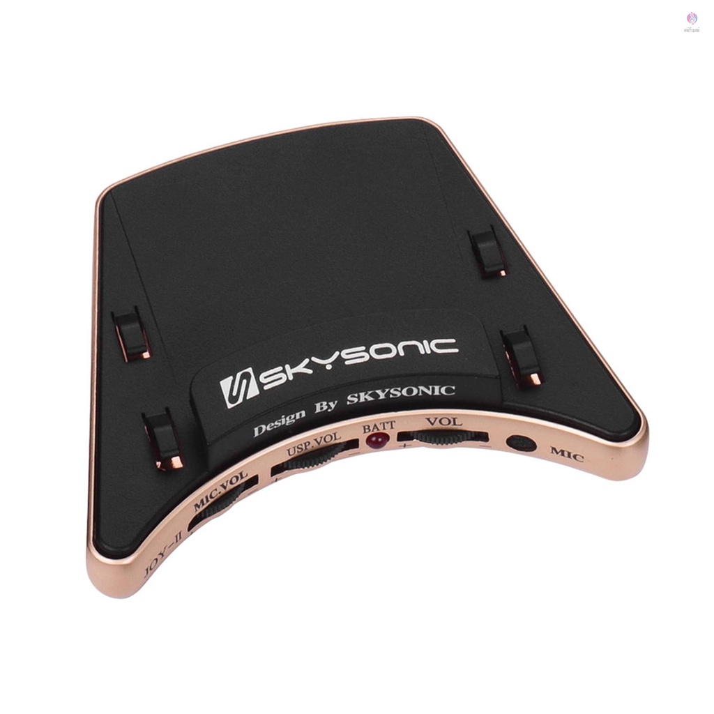 SKYSONIC JOY-II Acoustic Guitar Soundhole Pickup Piezo + Mic Dual Pickup Modes with Volume ...