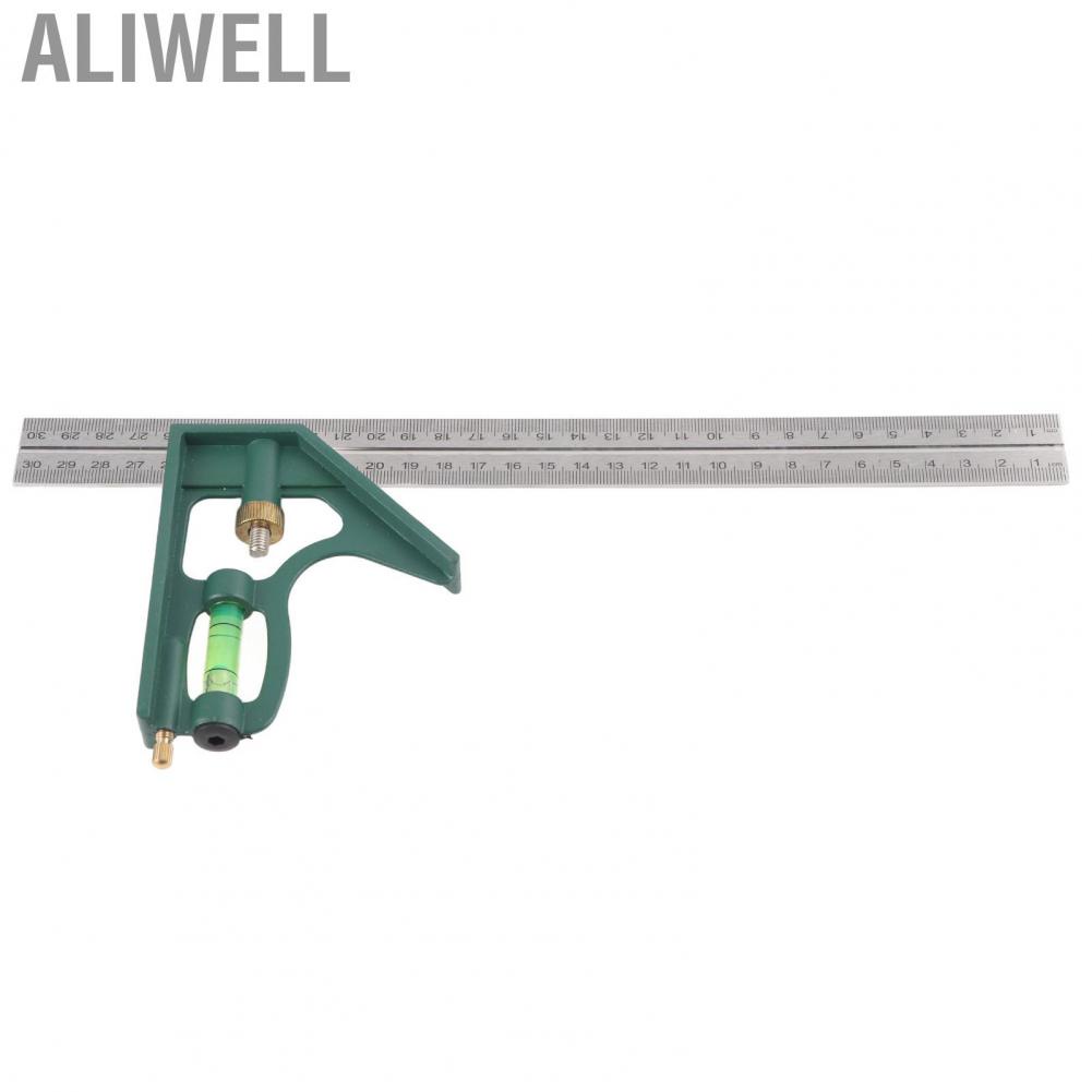 Aliwell Combination Angle Ruler Adjustable Angle Ruler Multi-functional ...
