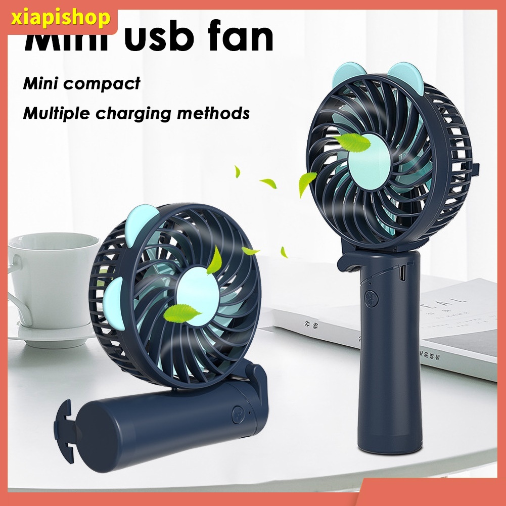 {XIAPI} พัดลมระบายความร้อน แบบมือถือ ขนาดเล็ก แบบพกพา พับได้ ชาร์จ USB ...