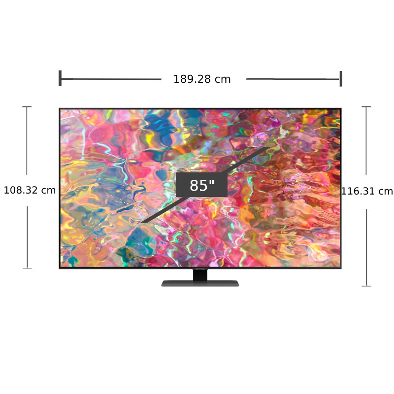 DKJ New2022 SAMSUNG ทีวี 85Q80B UHD QLED (85", 4K, Smart, ปี 2022) รุ่น QA85Q80BAKXXT **HDJ ...