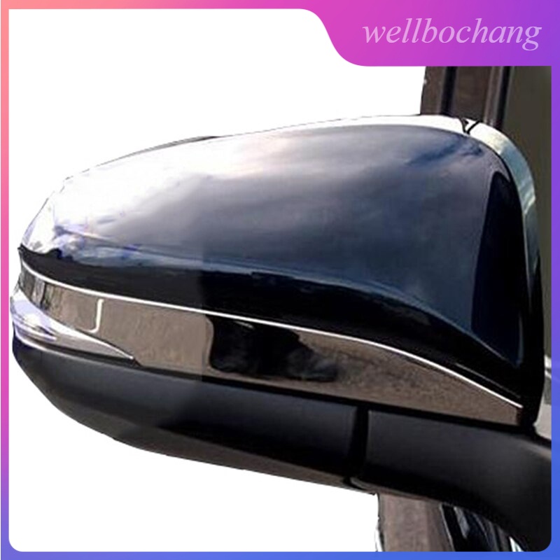 สําหรับ Toyota Noah Noah/Voxy 80 Series กระจกมองหลังตกแต่ง Strip Electroplated กระจกมองหลังสติก ...