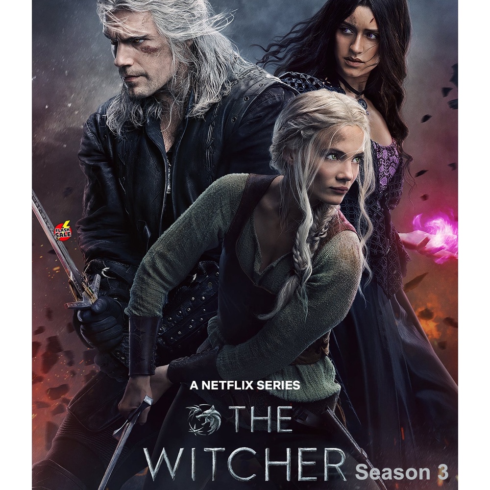 Bluray บลูเรย์ The Witcher Season 3 (2023) เดอะ วิทเชอร์ นักล่าจอมอสูร ...
