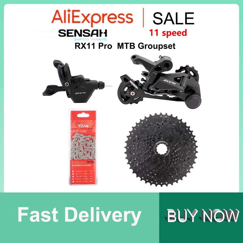 SENSAH RX11 Pro 11 ความเร็ว MTB Groupset ขวา Shifter ด้านหลัง ...