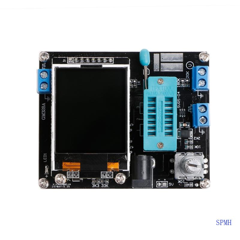 Super M328 เครื่องทดสอบทรานซิสเตอร์ DIY สําหรับไดโอด LCR ประจุกระแสไฟ ...