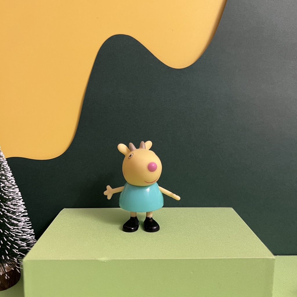 ตุ๊กตาฟิกเกอร์ Peppa Pig antelope bull coyote mole rat goat Alexander ...