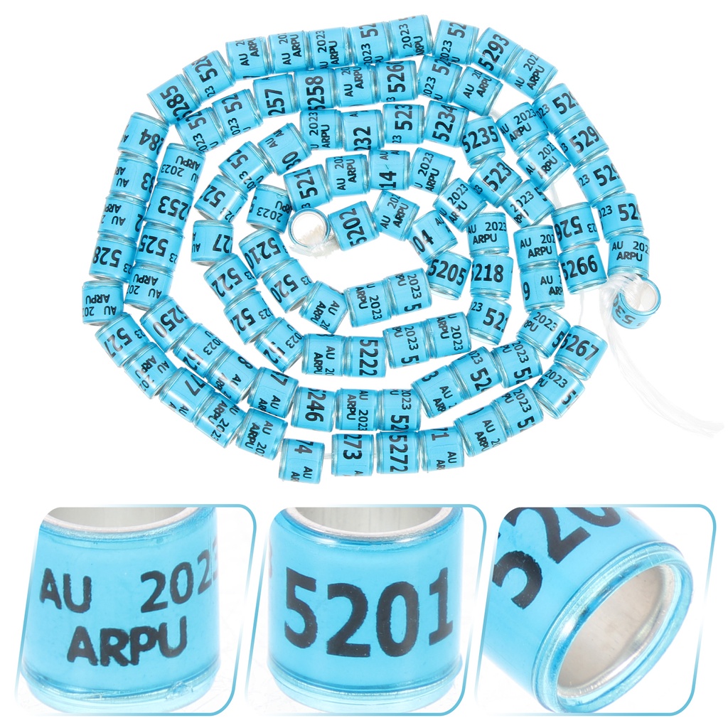 Leg Pigeon Ring Bands Foot Poultry Bird Rings Band Dove Identification ...