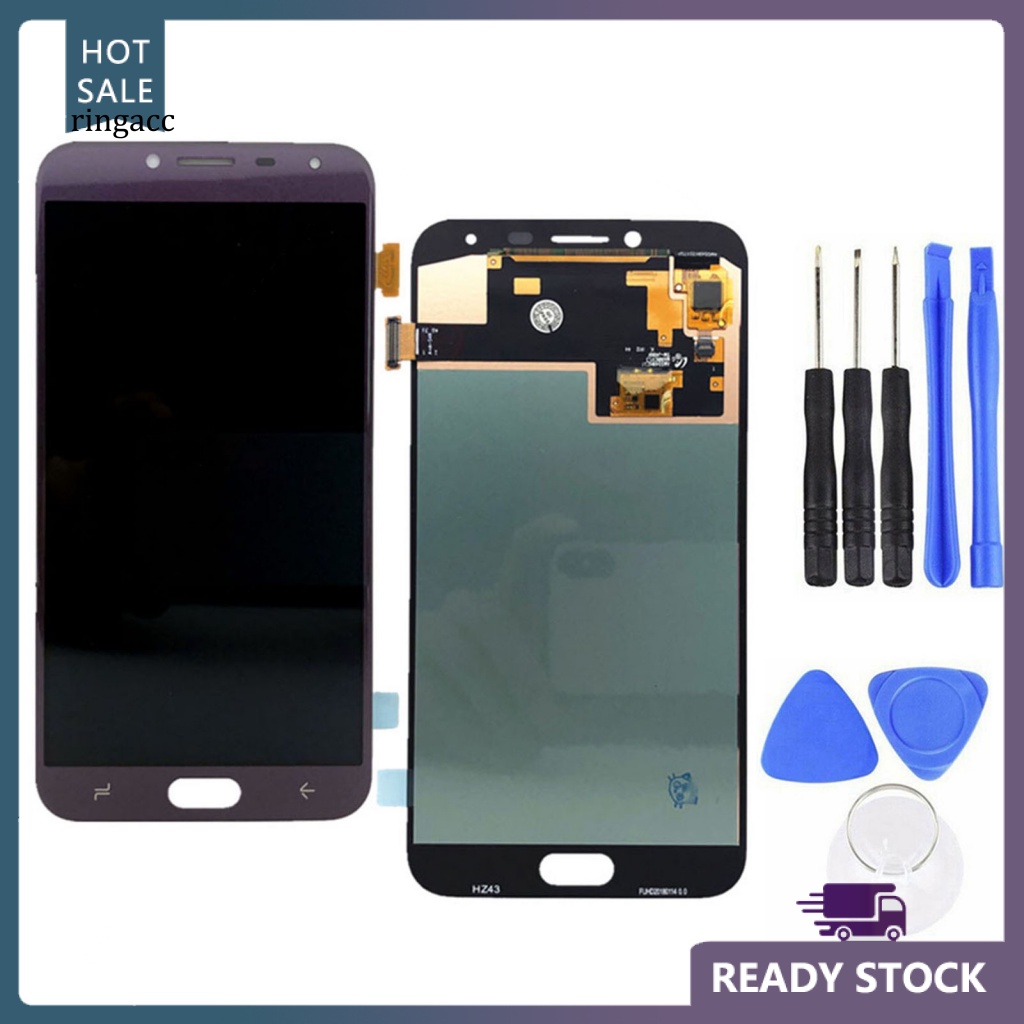 ชุดประกอบหน้าจอสัมผัส RGA AMOLED สําหรับ Samsung Galaxy J4 2018 J400M ...