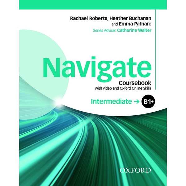 Bundanjai (หนังสือ) Navigate Intermediate B1+ : Coursebook and Oxford Online Skills Program +DVD ...
