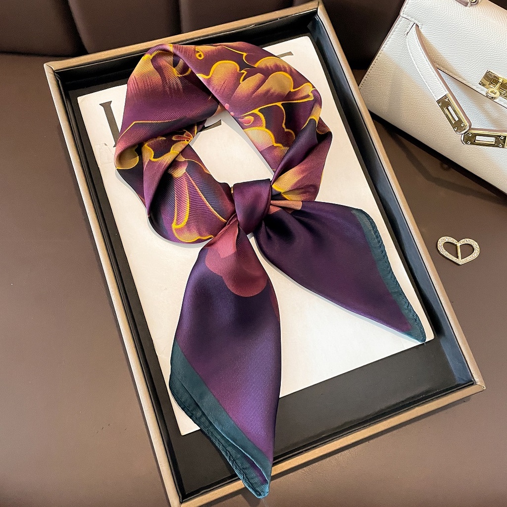 Parsimonious ผ้าพันคอ ผ้าเรยอน ทรงสี่เหลี่ยม ระบายอากาศ 27.55 นิ้ว 1 ...