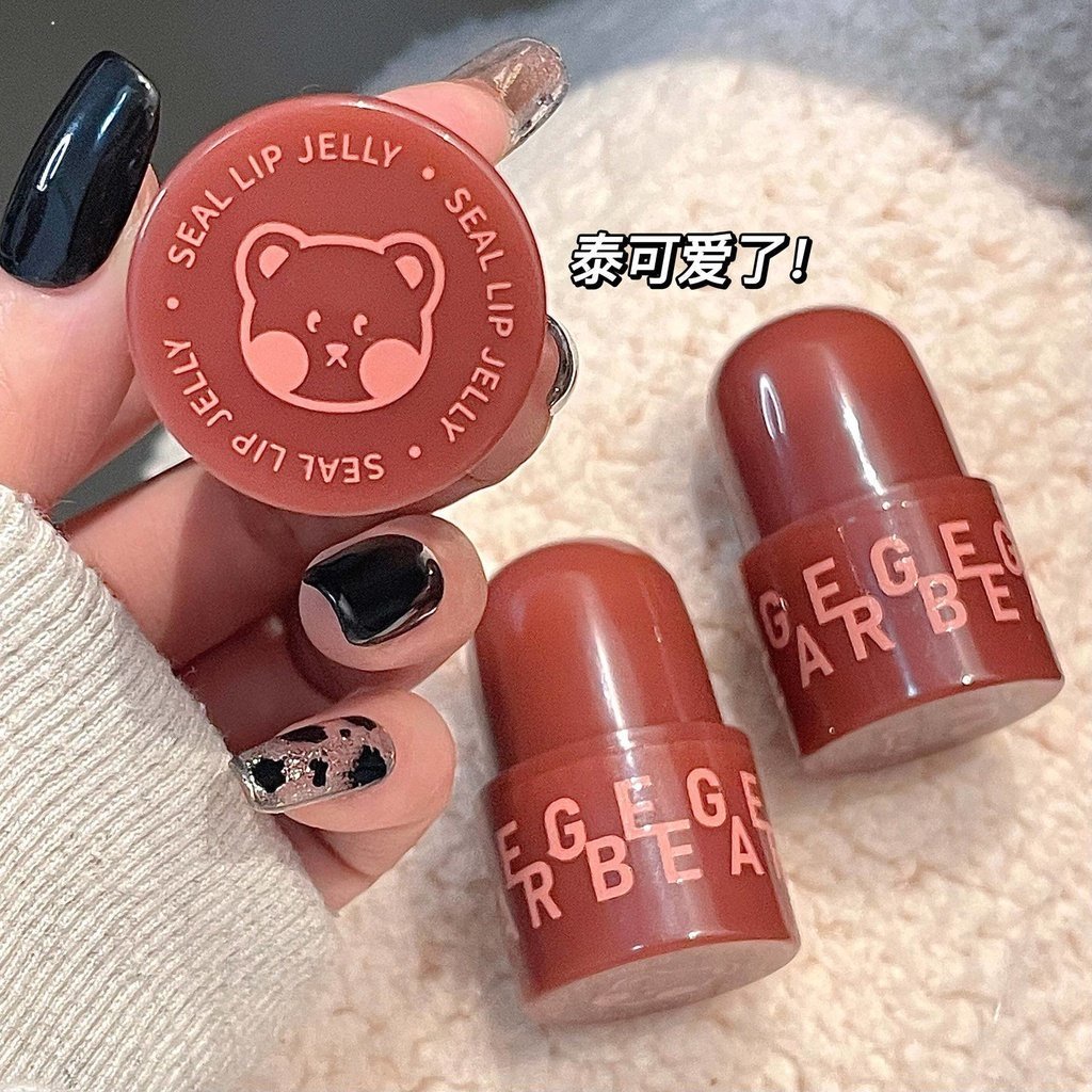 Gege Bear ลิปสติก ลิปกลอสเจลลี่ ให้ความชุ่มชื้น น้ําหนักเบา 5 ชิ้น | Shopee Thailand