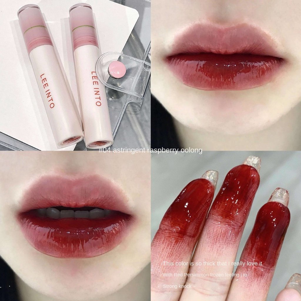 Lee INTO ลิปสติก ลิปกลอส เพิ่มความชุ่มชื้น กันน้ํา ติดทนนาน 6 สี ...