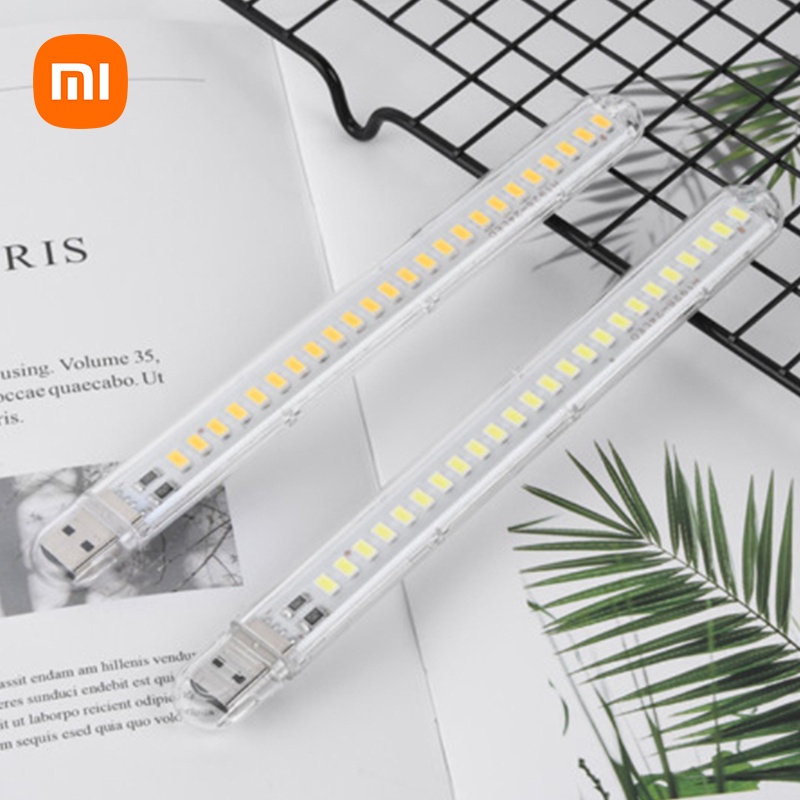 Xiaomi ไฟอ่านหนังสือ Led 24 ดวง 5V 3000K-7000K ขนาดเล็ก พกพาง่าย สีขาวอบอุ่น สําหรับ PC พาวเวอร์ ...