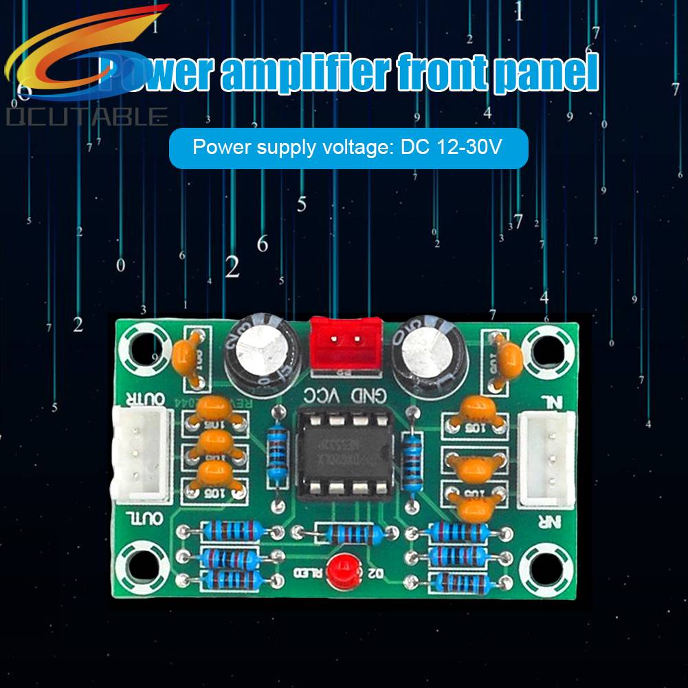 Xh-a902 NE5532 บอร์ดขยายเสียงดิจิทัล DC 12V-30V 2CH | Shopee Thailand