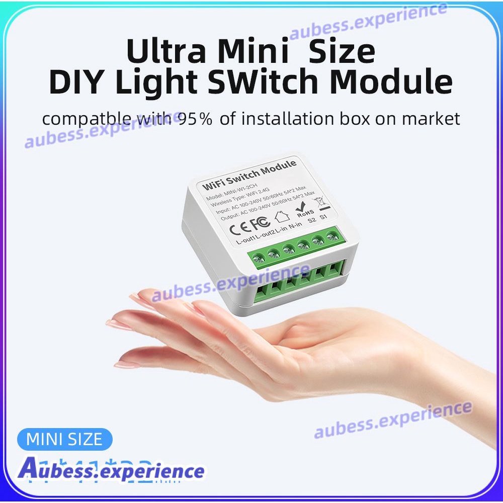 Tuya Wifi Smart Switch Module 2/3/4 Gang Control Smart Life Smart Home ...