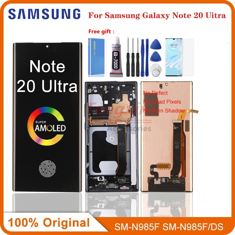 หน้าจอสัมผัสดิจิทัล LCD 6.9 นิ้ว สําหรับ Samsung Galaxy Note 20 Ultra ...