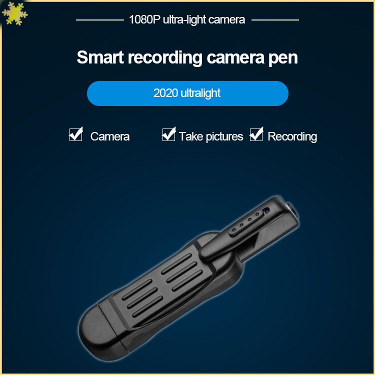 [LBE] T189มินิกล้องเต็ม Hd1080p Dv Dc สวมใส่การประชุม Rec ปากกากล้อง ...