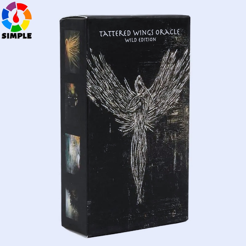 Tattered Wings Oracle Wild Edition A Divination Tool 69pcs Full Color Cards Deck Fortune Telling ...