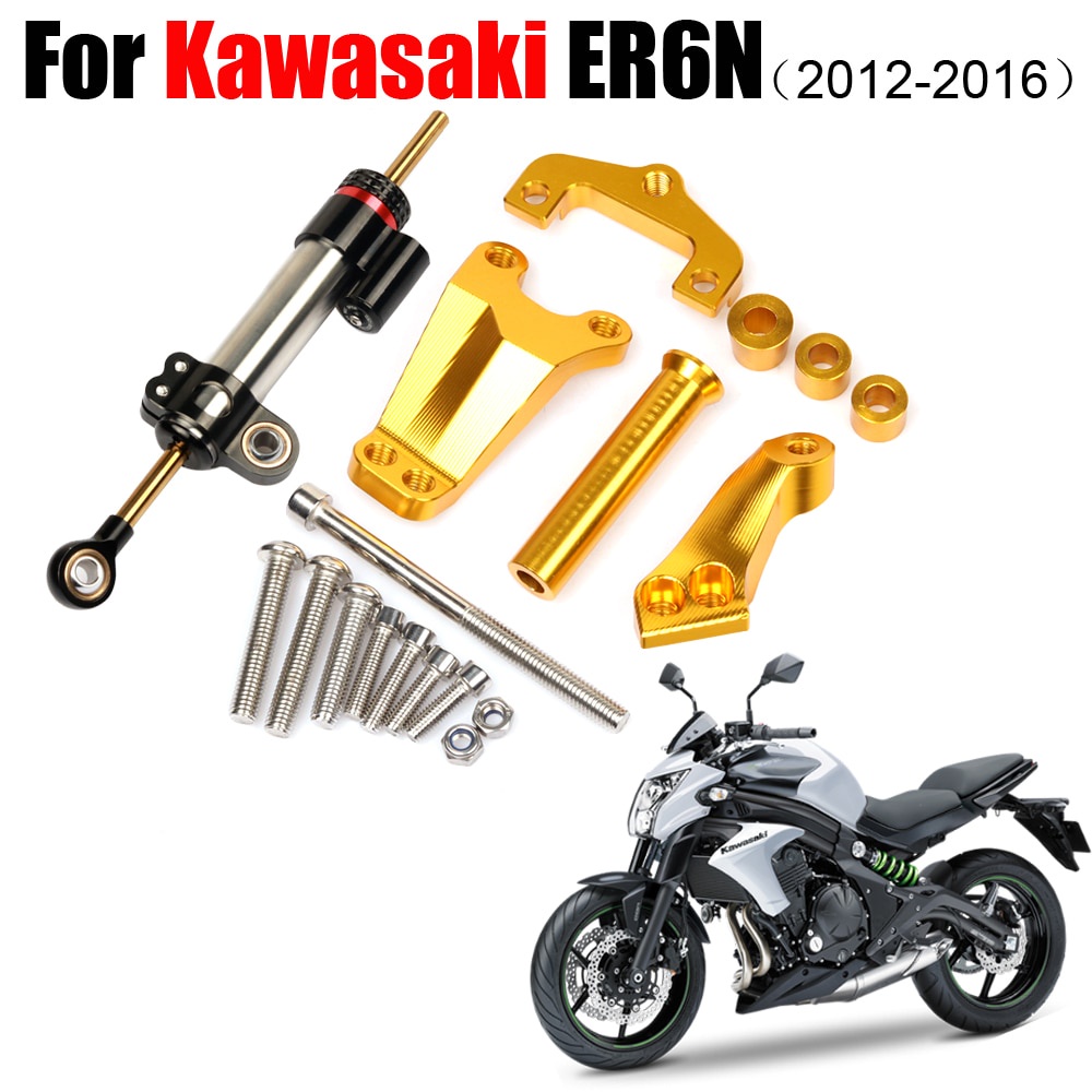 ชุดตัวยึดกันสะบัดรถมอเตอร์ไซค์ อะลูมิเนียม สําหรับ KAWASAKI ER-6N ER6N ER 6N 2012-2016 | Shopee ...