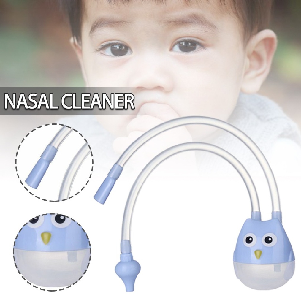 New Newborn Baby Silicone Nasal Aspirator Vacuum Sucker Nose Mucus Snot ...