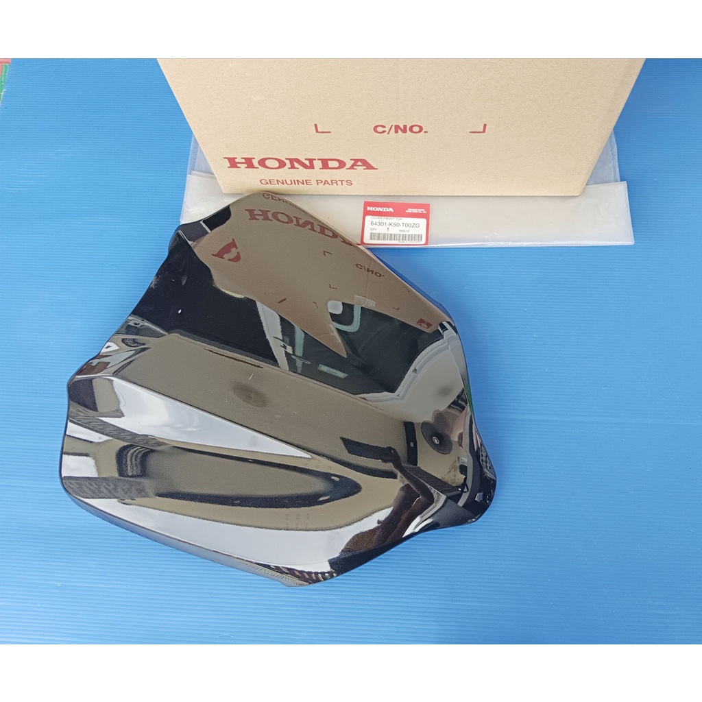 ฝาครอบหน้าแท้HONDA Moove ปี2015 สีดำ อะไหล่แท้ศูนย์HONDA(64301-K50 ...