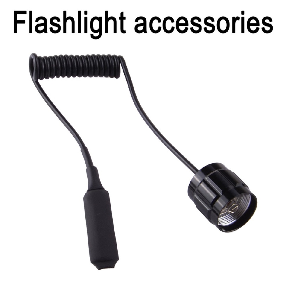 LED Torch Light Flashlight Outdoor Remote Pressure Switch Tail For 501B | Shopee Thailand