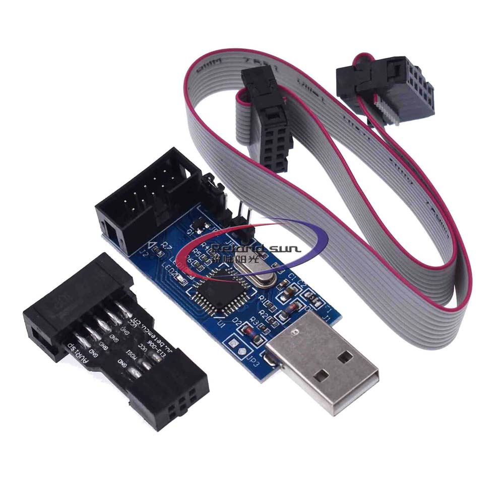 โปรแกรมเมอร์ USBASP USBISP AVR USB ISP USB ASP ATMEGA8 ATMEGA128 รองรับ Win7 64 1 ชิ้น | Shopee ...