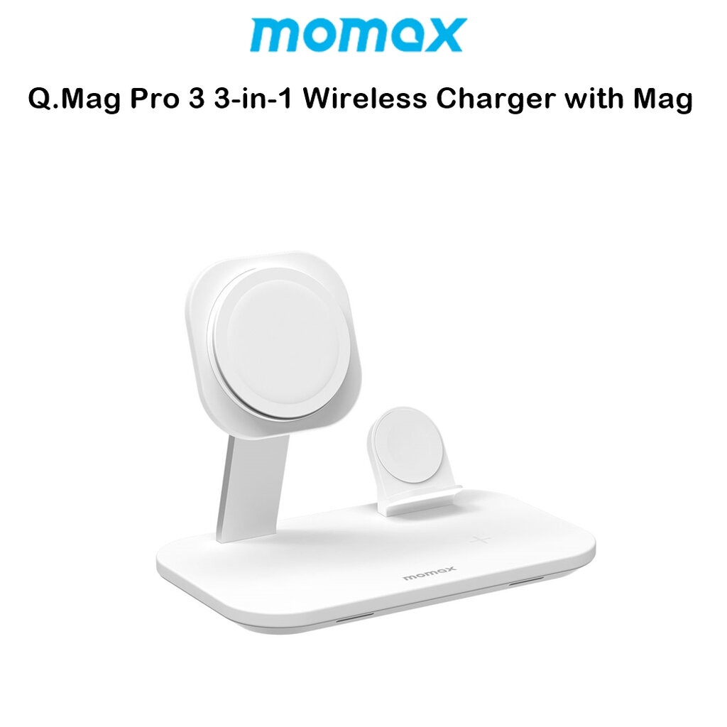Momax Q.Mag Pro 3 3-in-1 Wireless Charger with Mag แท่นชาร์จไร้สาย3in1 ...