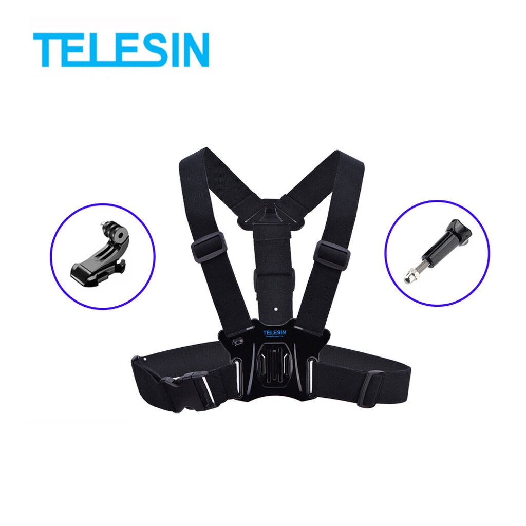 Telesin Chest Strap Mount สายคาดอก for GoPro / Insta360 / DJI / SJCAM ...