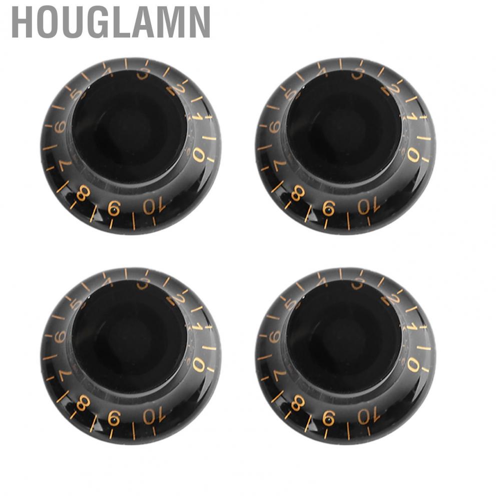 Houglamn Guitar Volume Knob 4 Pcs Control Abrasion Resistant Stable ...