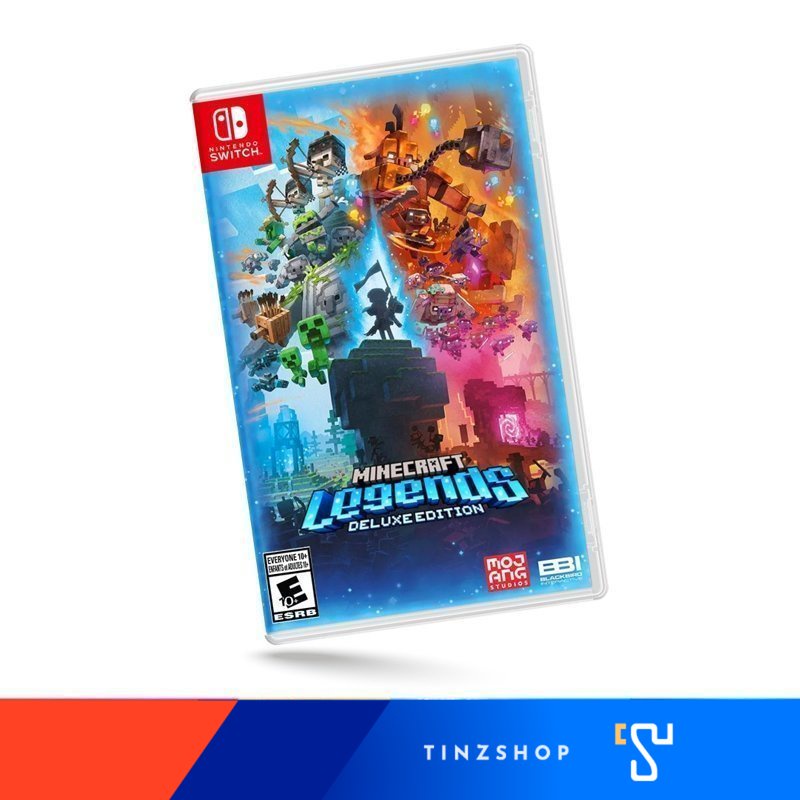 [แผ่นเกมลดราคา] Nintendo Switch Game Minecraft Legends Deluxe Edition ...