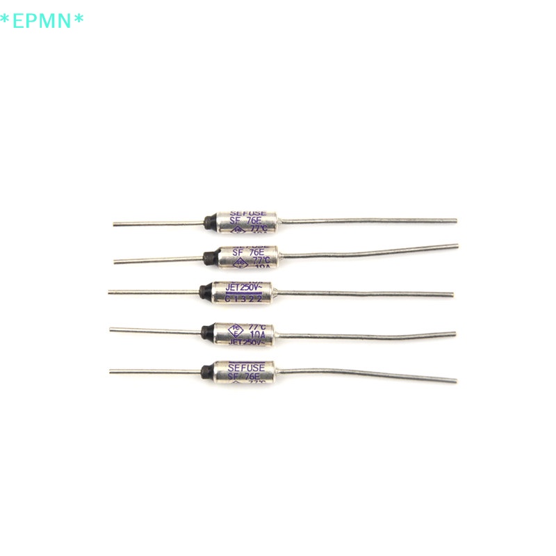 Epmn> ฟิวส์ความร้อน NEC SF76E 77 5 ชิ้น°C 77 องศาเซลเซียส 10A 250V ใหม่ ...