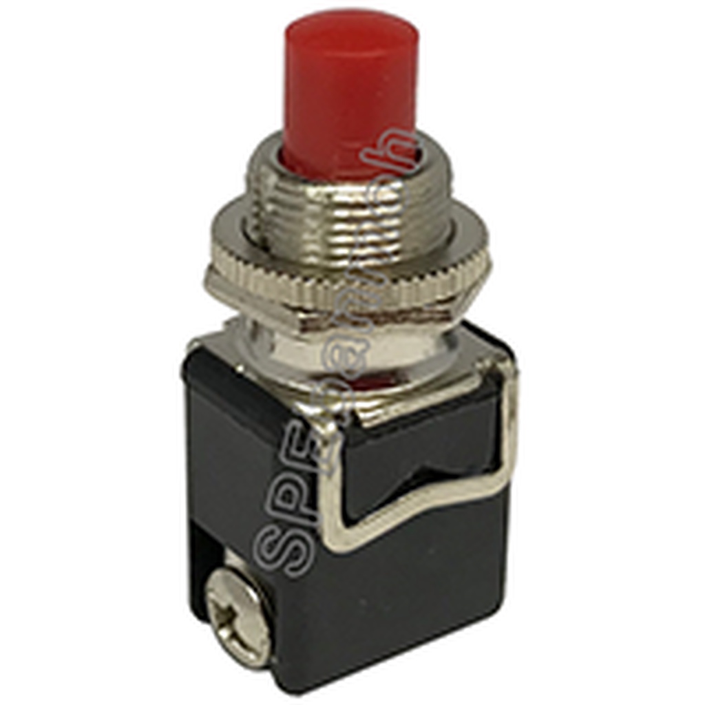 [ 2 ชิ้น ] PBS-13B สวิทช์กดติด-ปล่อยดับ (Pushbutton switch) ∅12mm 4A 250VAC สีแดง (Red) | Shopee ...