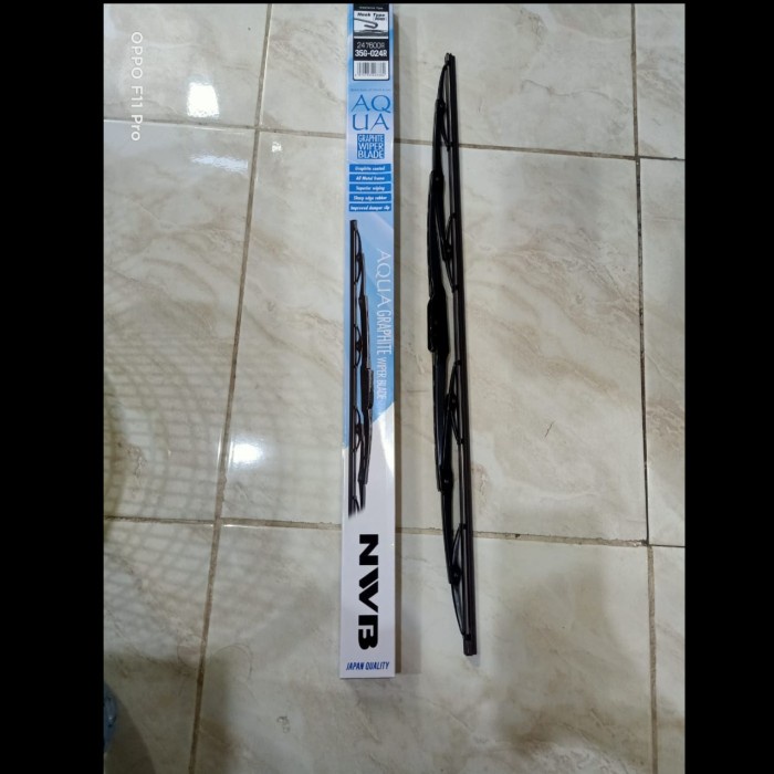 ที่ปัดน้ําฝนรถยนต์ AQUA GRAPHITE 24 นิ้ว NWB JAPAN (รุ่นมาตรฐาน ...