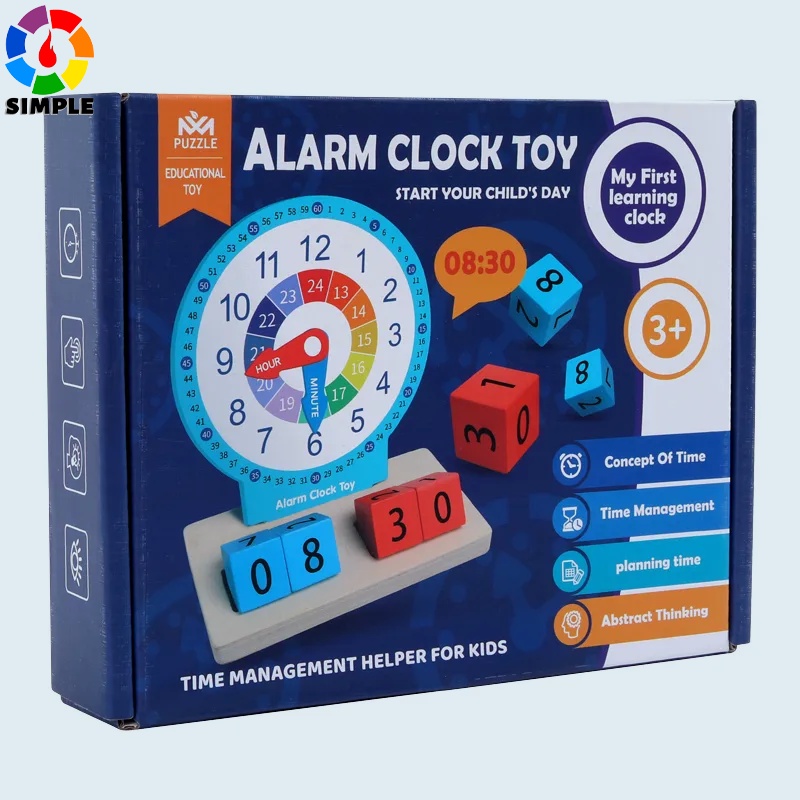 Telling Time Teaching Alarm Clock Activities Set - Montessori ...
