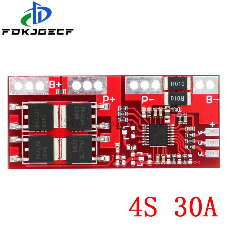 บอร์ดชาร์จแบตเตอรี่ลิเธียม 1S 2S 3S 4S 5S 6S 3A 15A 20A 30A Li-ion 18650 PCB BMS สําหรับมอเตอร์ ...