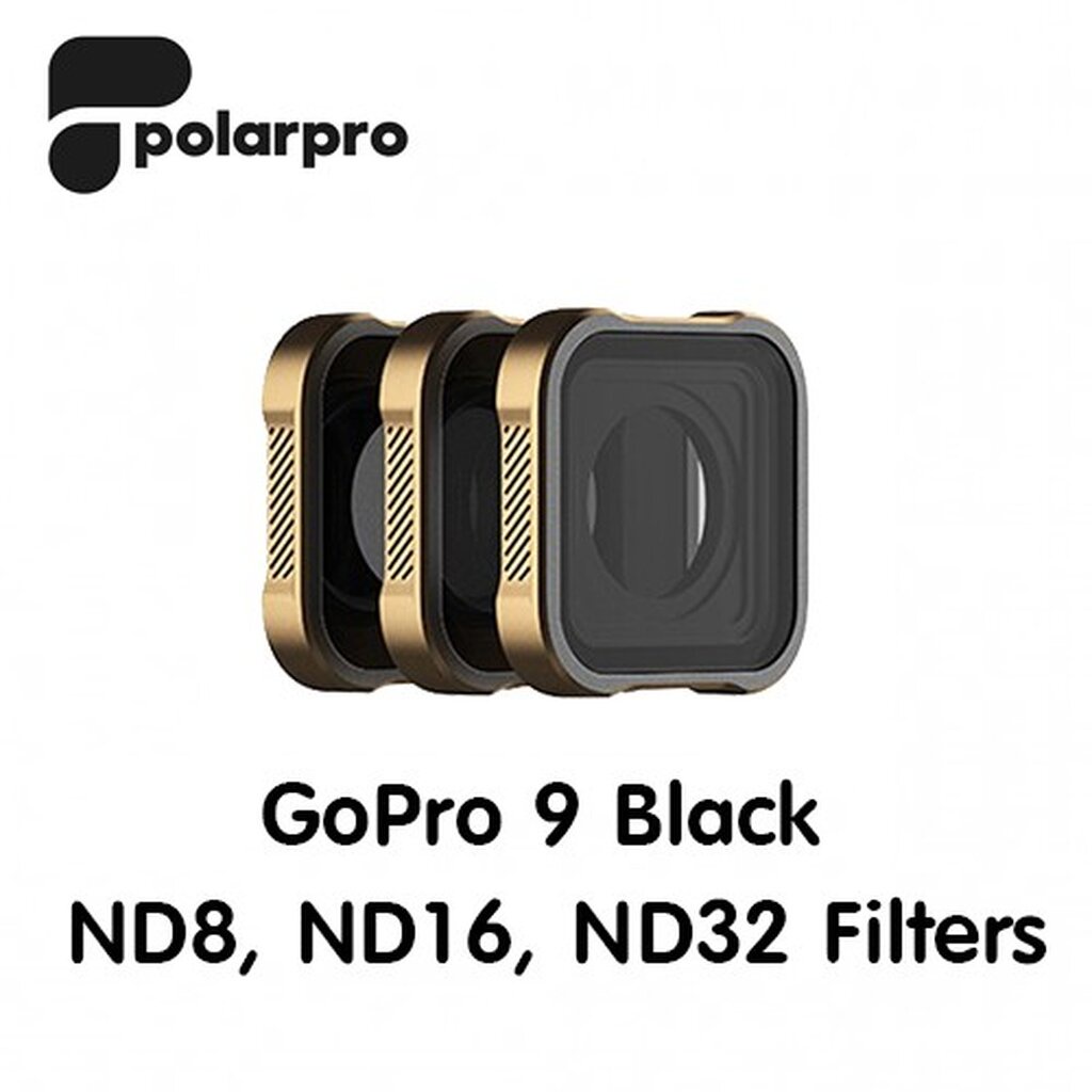 GoPro 13 / 12 / 11 / 10 / 9 PolarPro Shutter Collection ND 3-Pack ...
