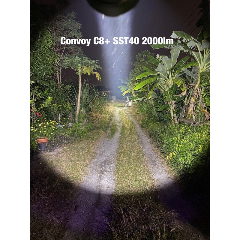 ไฟฉาย ไฟฉาย Convoy C8+ 2000lm สีดำ 12 Group Mode | Shopee Thailand