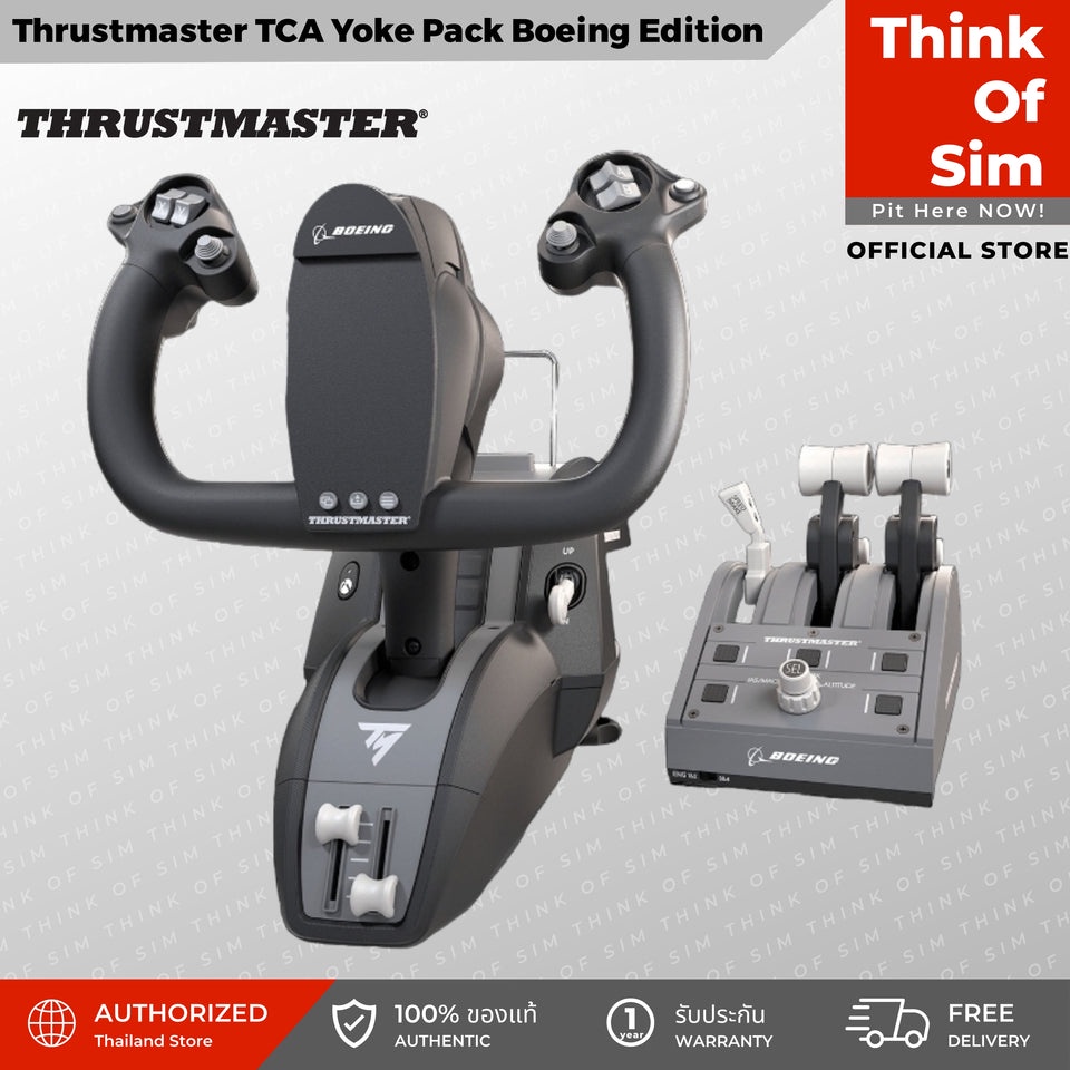 Thrustmaster TCA Yoke Pack Boeing Edition Flight Simulator | Shopee Thailand