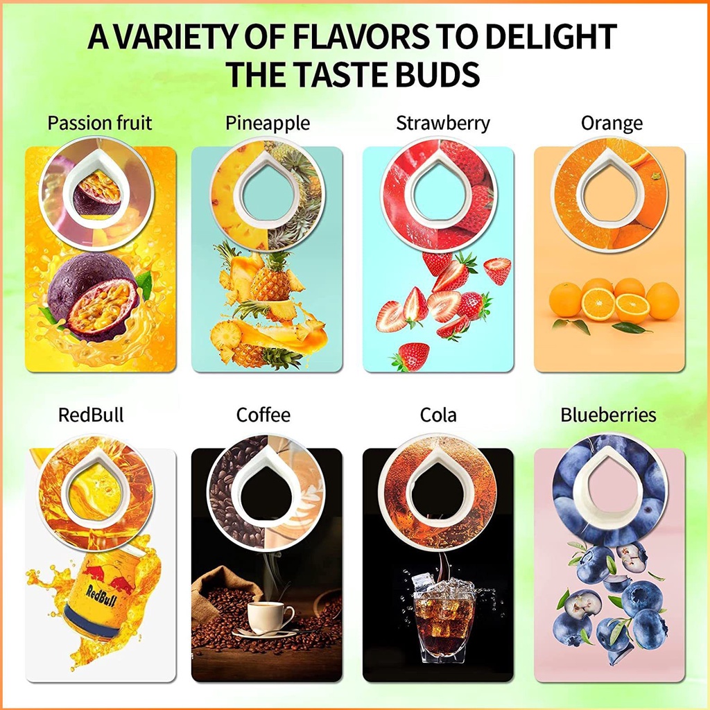 14 Flavour Pod Air Up Bottle Scent Active Flavoring Water Bottle Drink ...