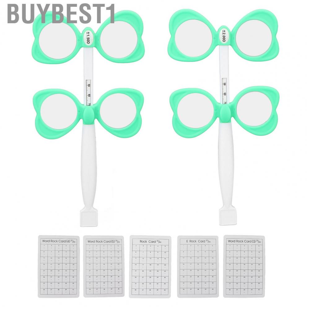 Buybest1 Optical Flipper Green Optometry Plastic Flip Lens with 5 ...